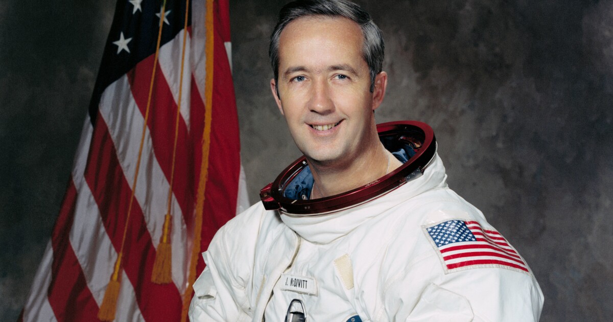 Former NASA astronaut Jim McDivitt, who led Gemini and Apollo missions ...