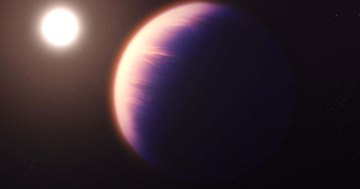 The James Webb telescope shows how starlight transforms a distant, Jupiter-like planet ...