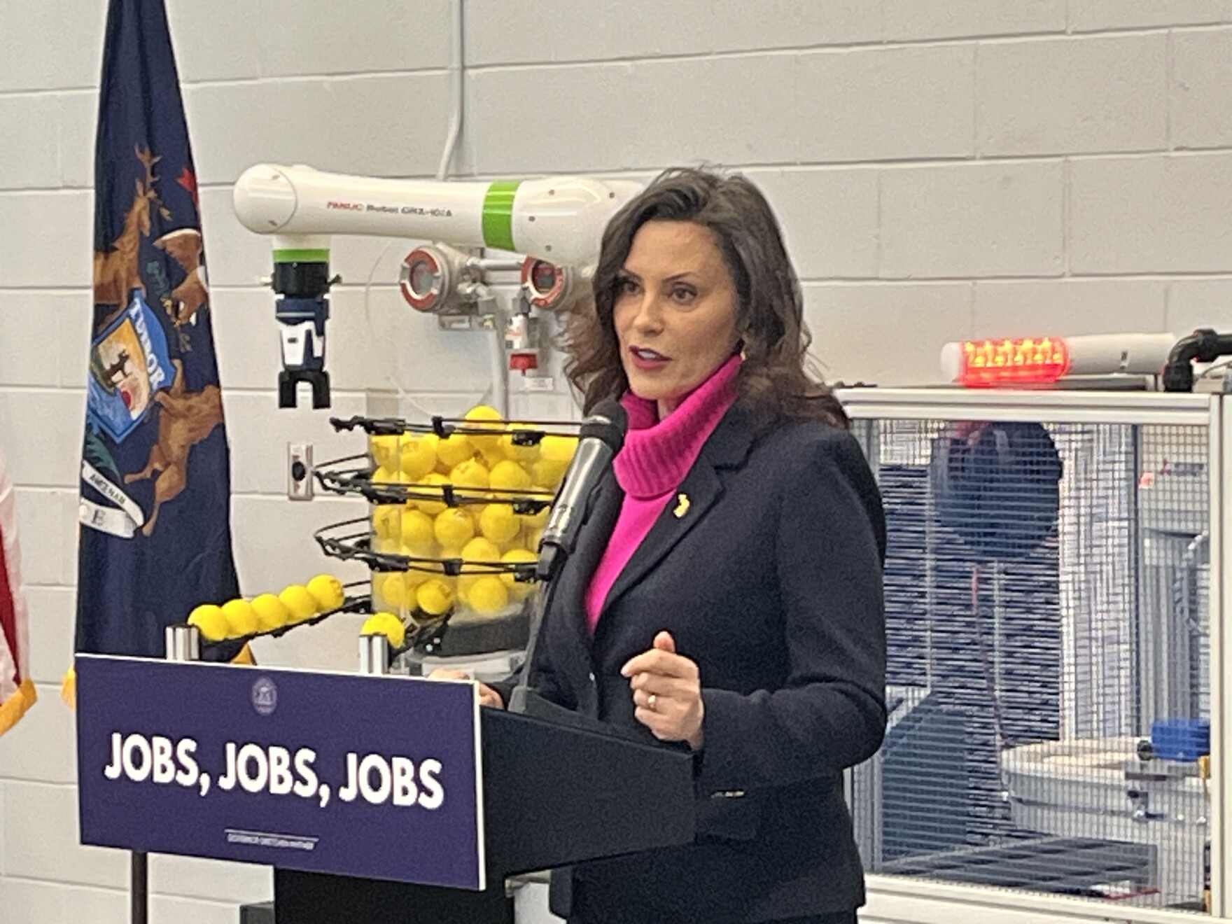 Whitmer sets goal of winning microchip factory before leaving office