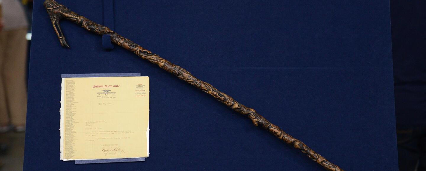 Appraisal: 1933 Carved Folk Art Cane | Connecticut Public