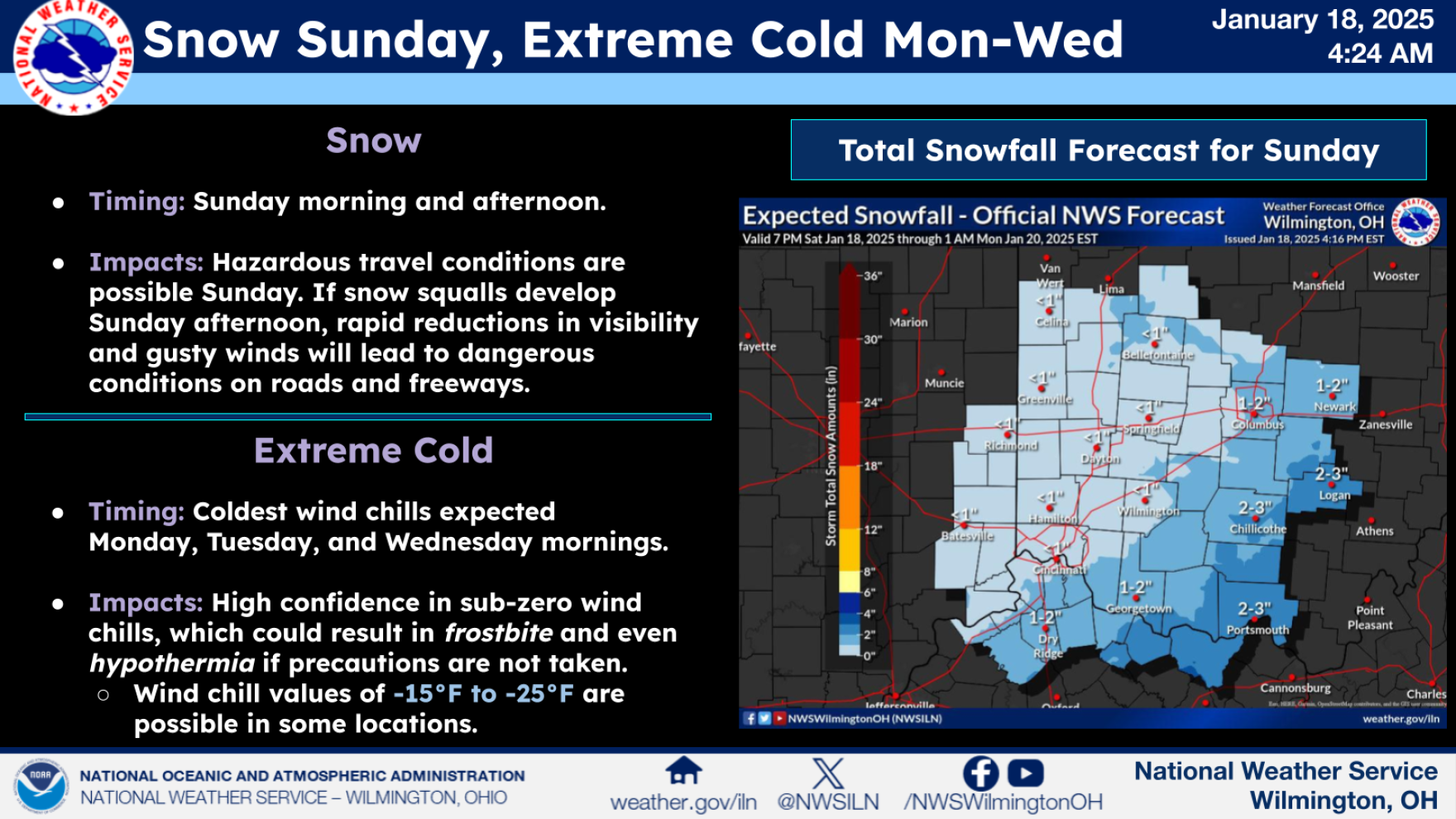Extreme cold coming to Ohio, local warming centers prepare | WYSO