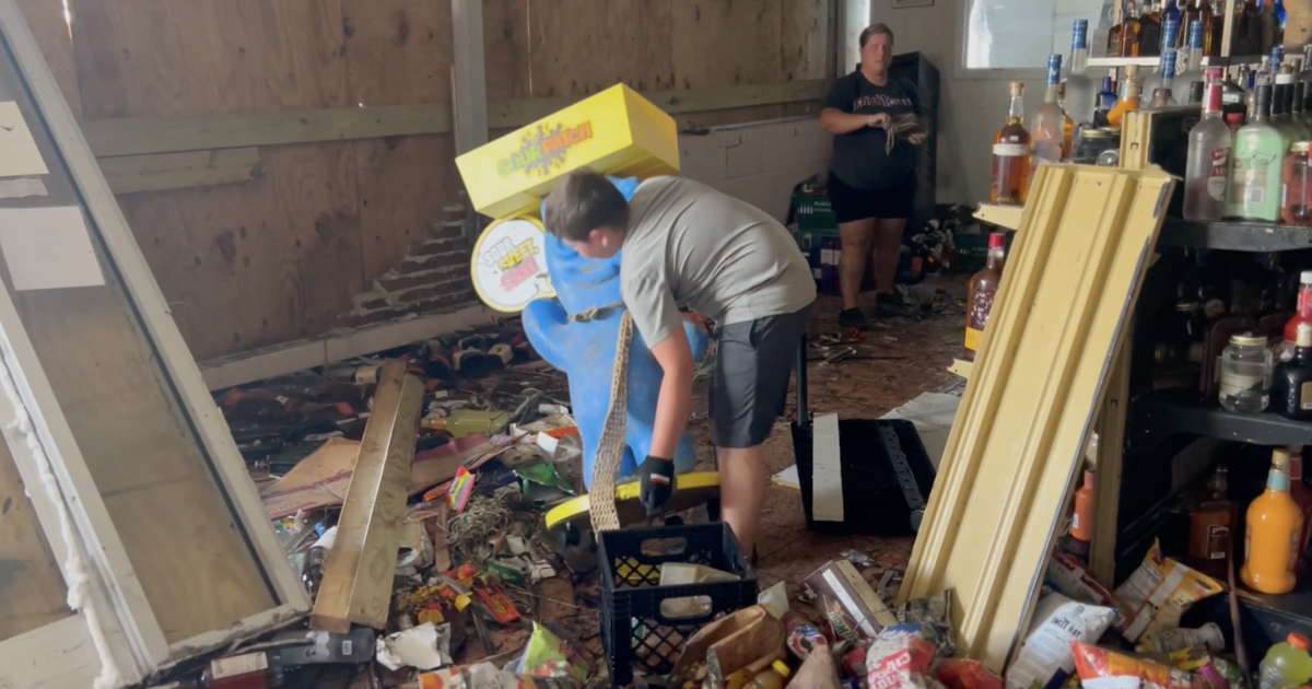 Cleanup from Hurricane Helene begins immediately in Cedar Key
