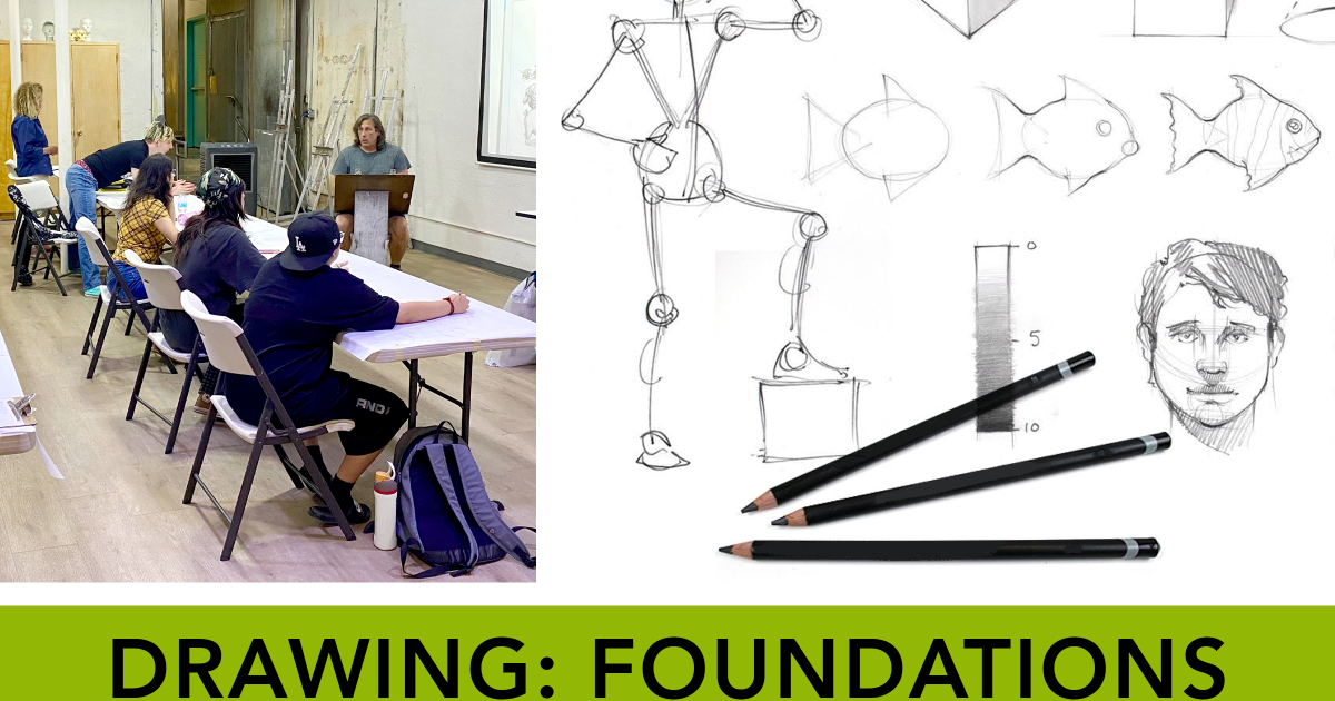 Drawing: Foundations for Beginners Monday Class at the Visual Art ...