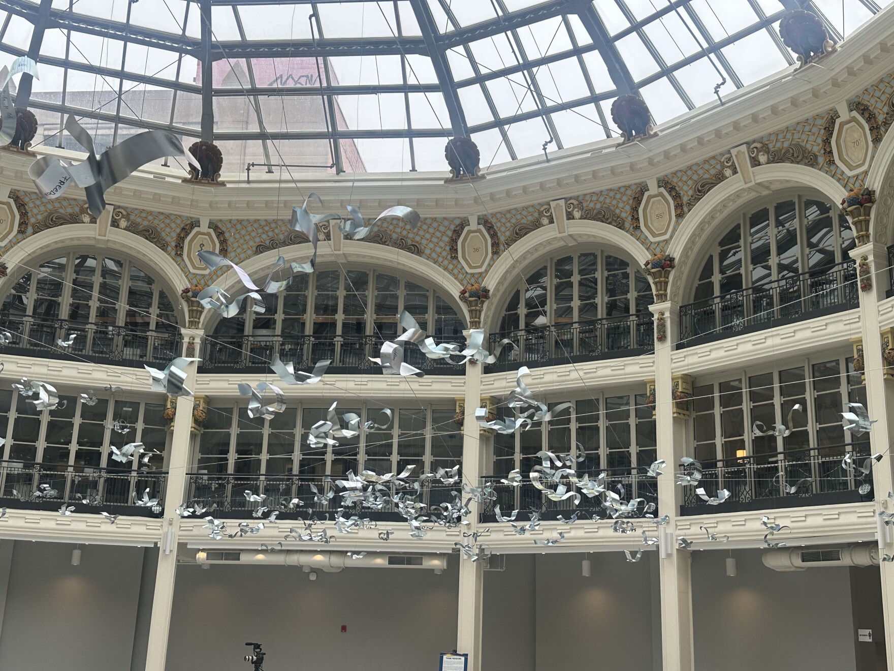 Think Freedom installation soars in Dayton Arcade rotunda | WVXU