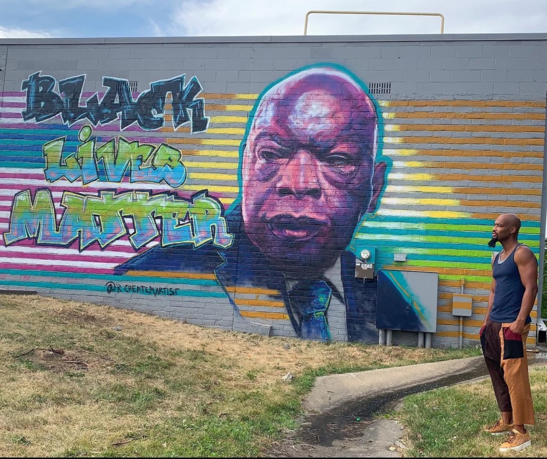 Black Lives Matter mural in Des Moines unexpectedly painted over | Iowa ...