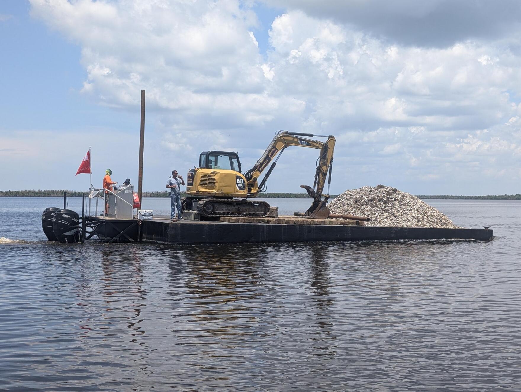 Recycled oyster shells placed in Charlotte's Turtle Bay: Clean water ...