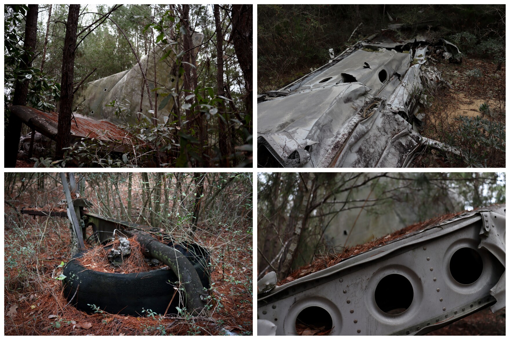 The Eglin Range crash site of a Fairchild C-123 Provider | WUWF