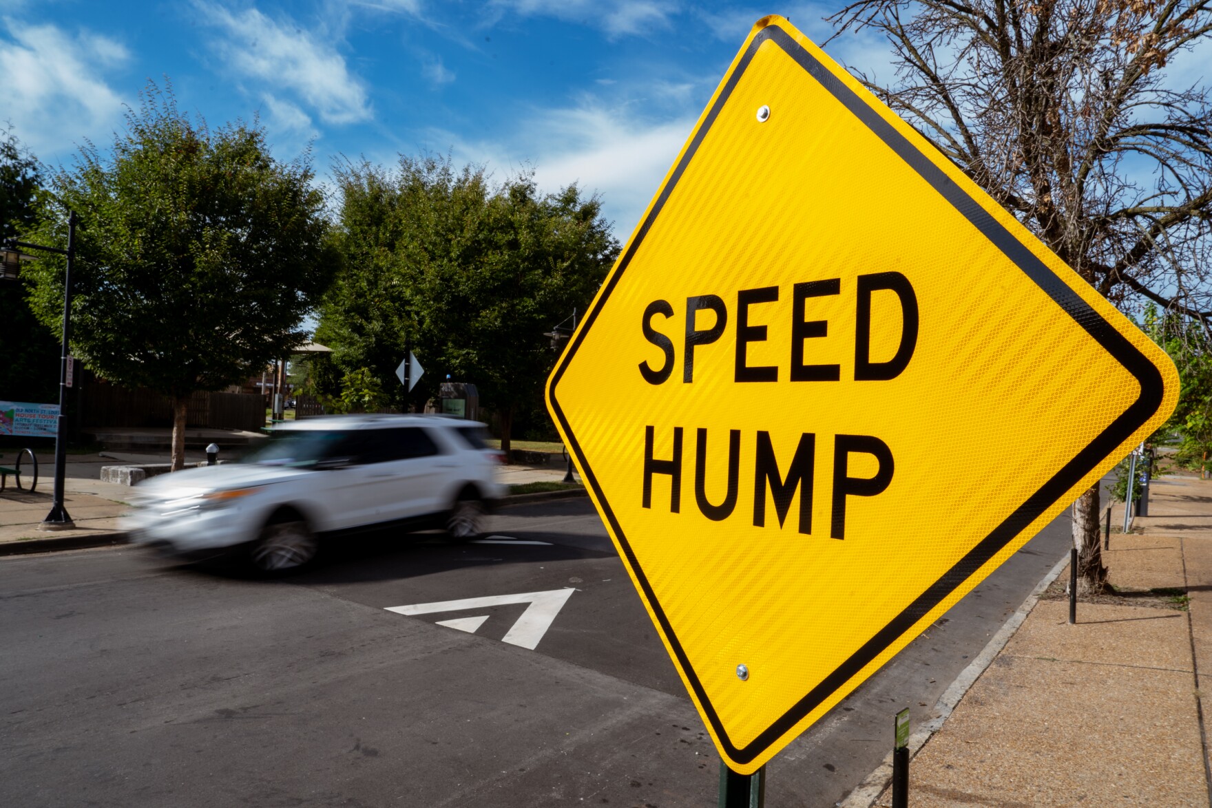 Speed humps calm dangerous intersection in Old North St. Louis | STLPR