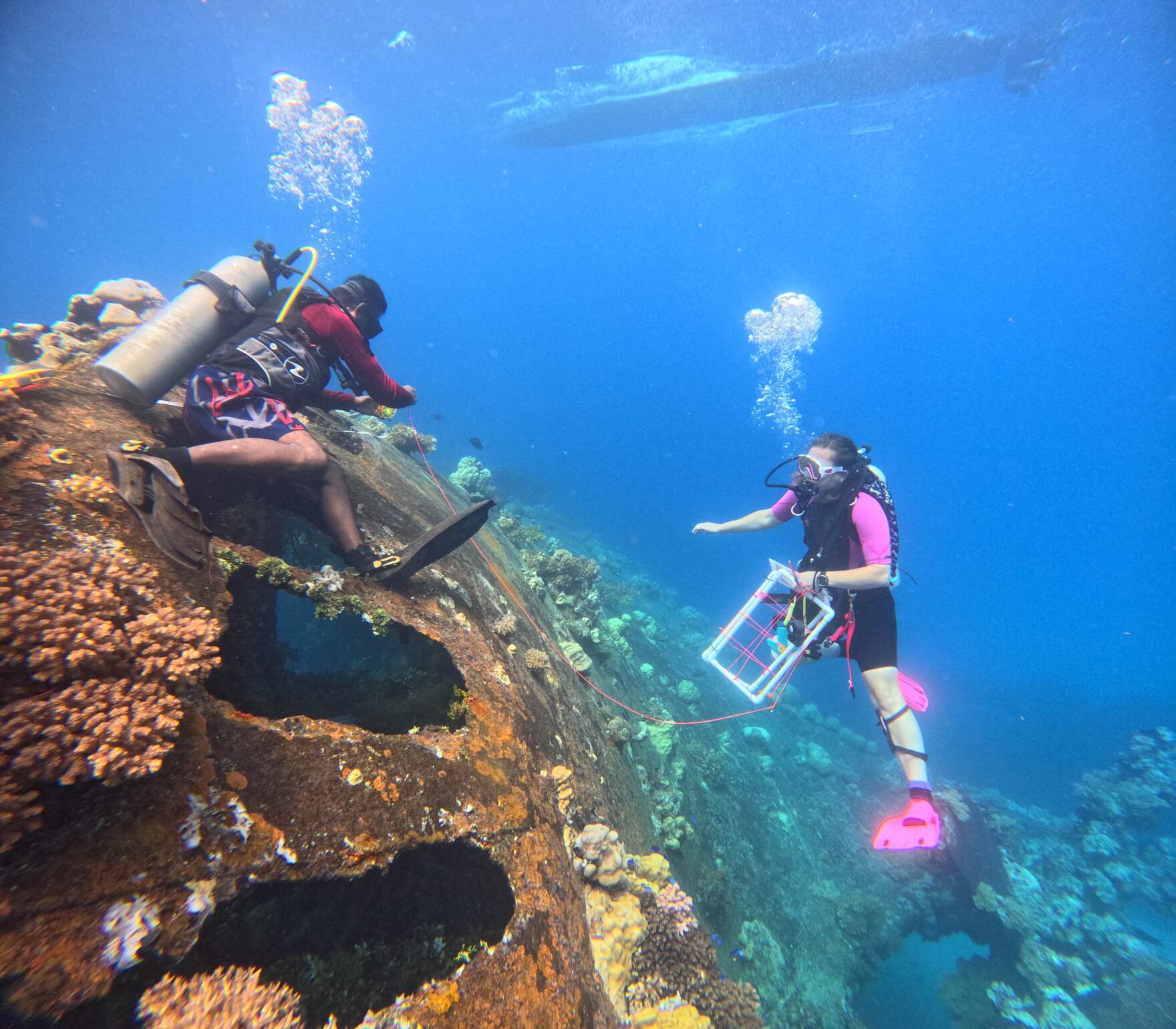 New effort to map ships sunk by U.S. bombing in Chuuk during World War ...