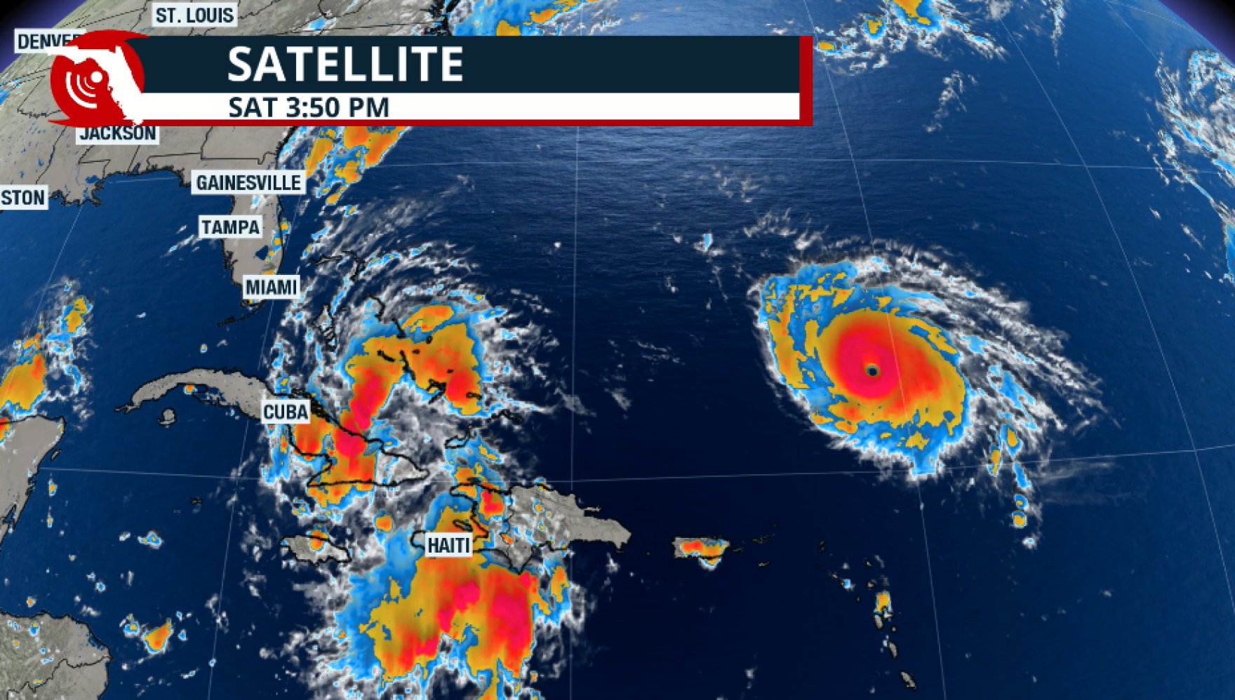 Tropical storm watches are in effect for parts of Florida