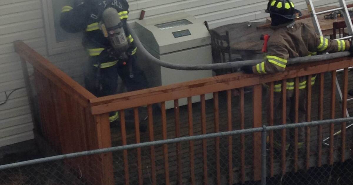 Downtown Dillingham House Fire Sunday