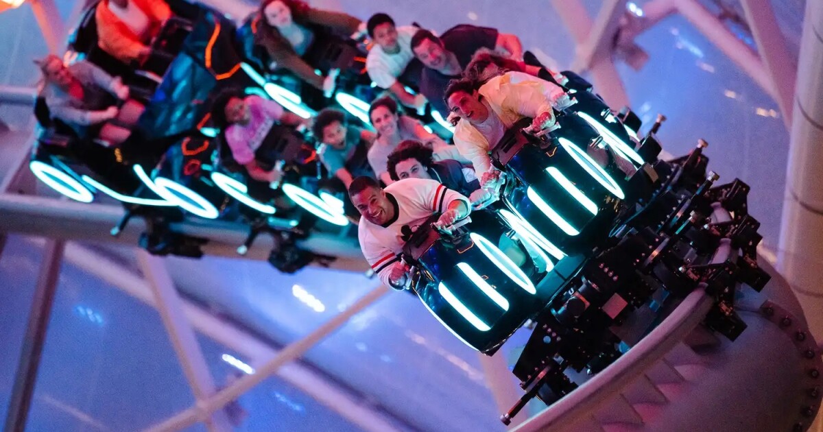 Disney's TRON ride will open Tuesday as Magic Kingdom's fastest roller ...