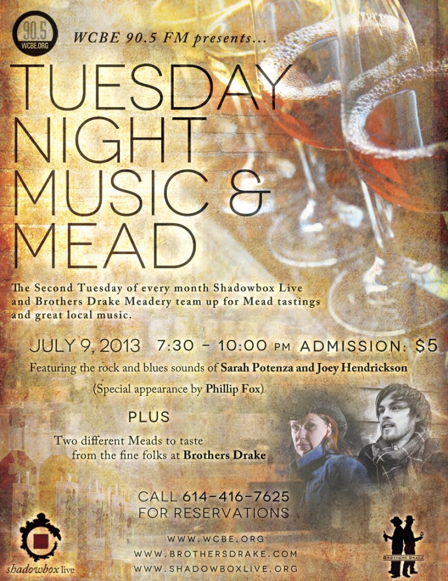 WCBE Presents Tuesday Night Music & Mead July 9th!