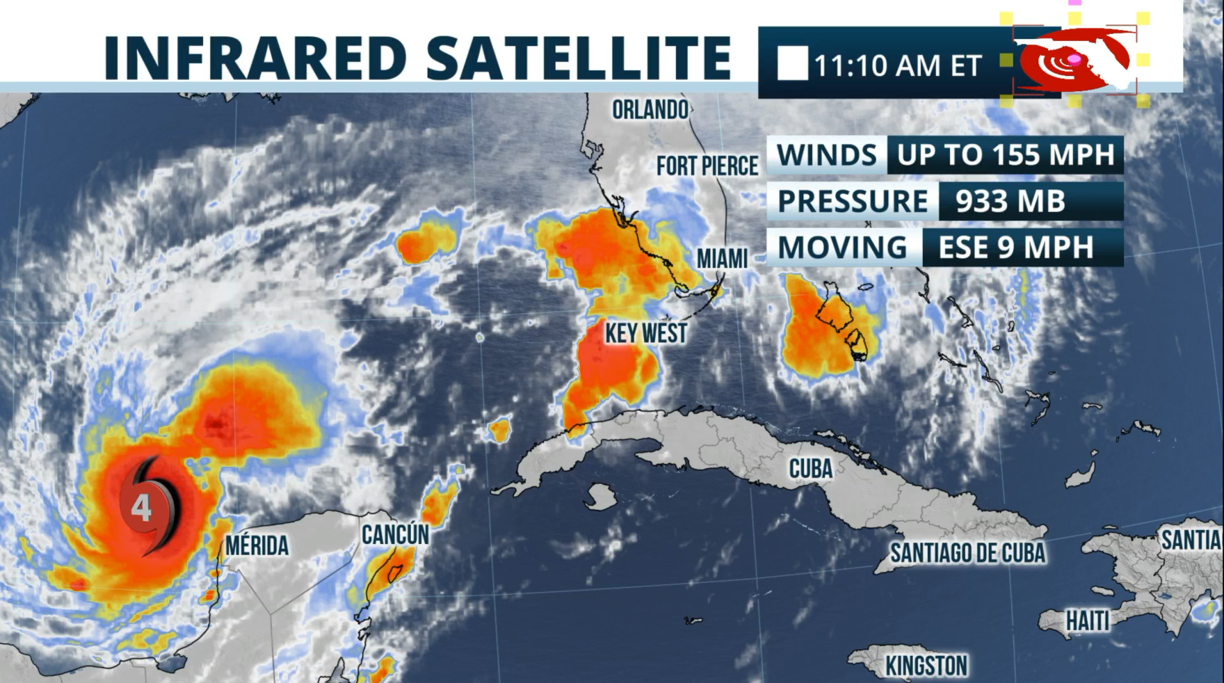 Dangerous Category 5 Milton getting stronger, advisories issued, first ...