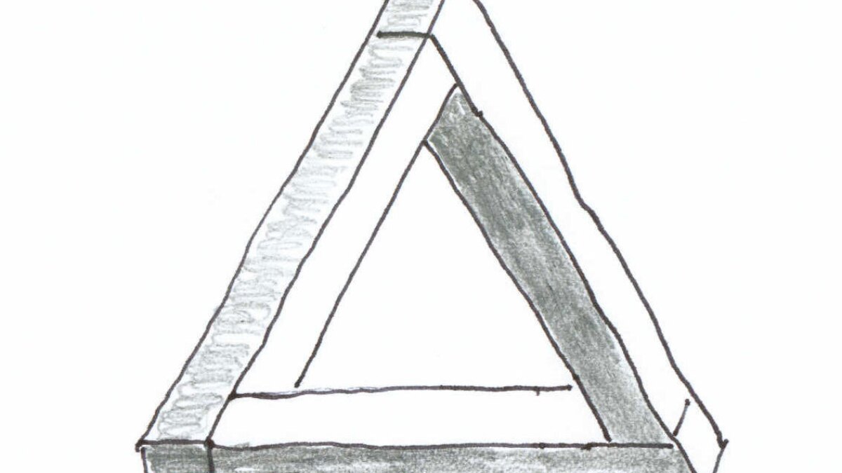 impossible triangle drawing easy
