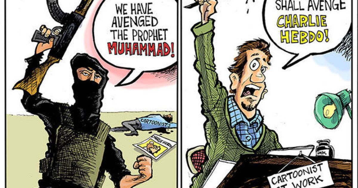 prophet muhammad cartoon attack