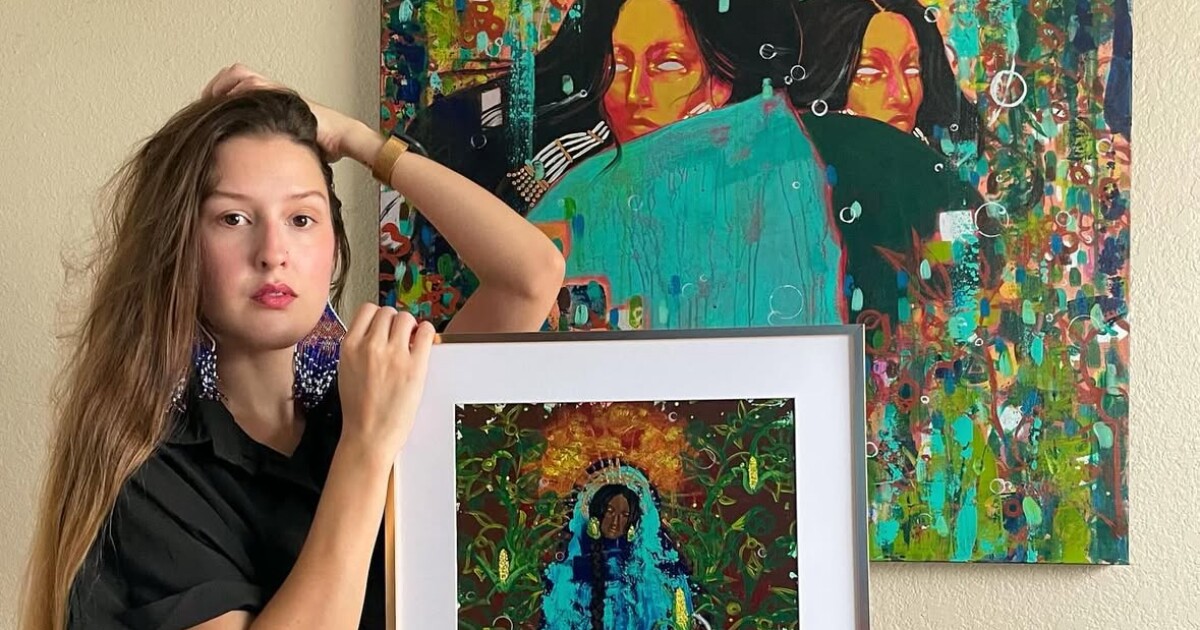 On the Scene: Painter Lauren Kelly finds color in culture & community ...