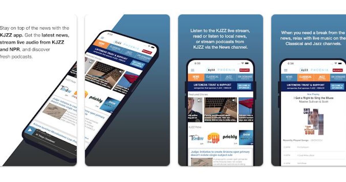 The new KJZZ Phoenix mobile app is here