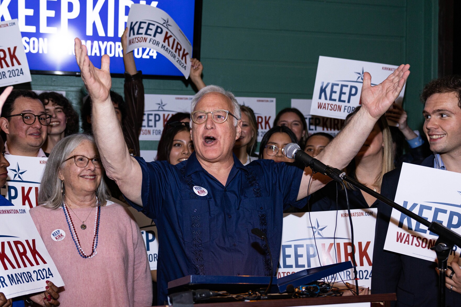 Kirk Watson avoids runoff, secures new term as Austin mayor | KUT Radio ...