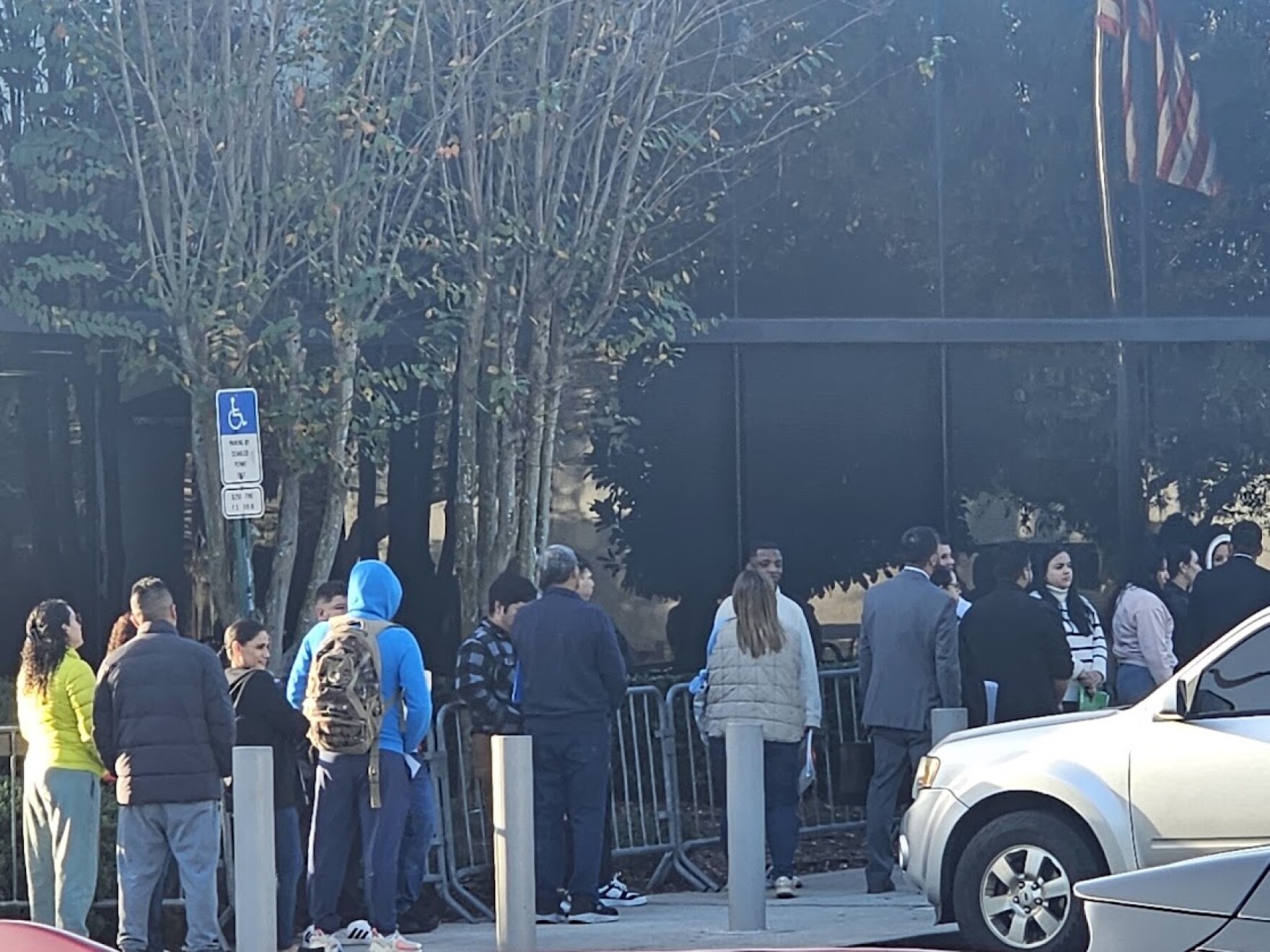 Outside Orlando ICE office, pastors offer prayer and support