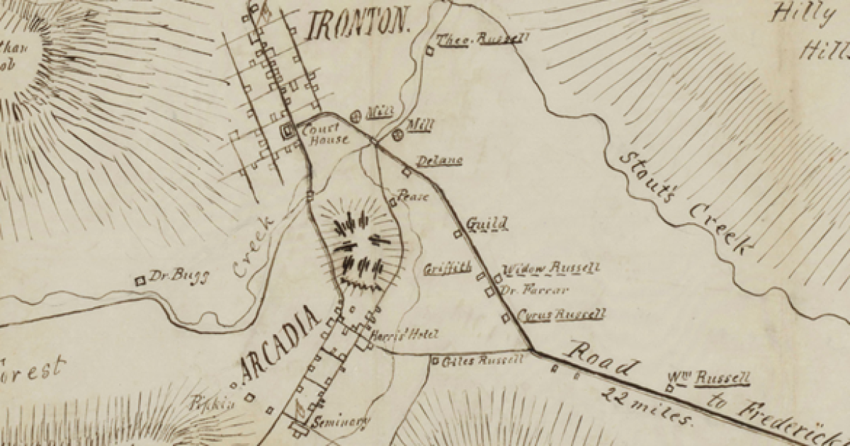 “All in Ironton are Black Except…”—A Civil War Confederate Spy Map