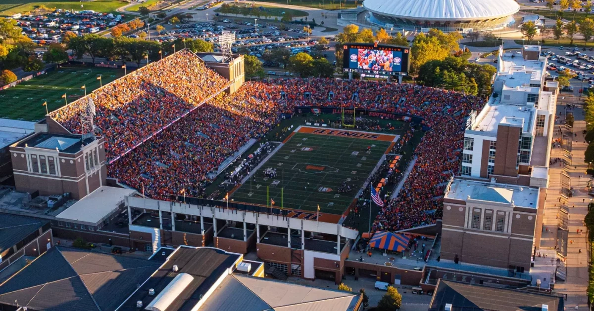 Metal detectors installed at Memorial Stadium this season | NPR Illinois
