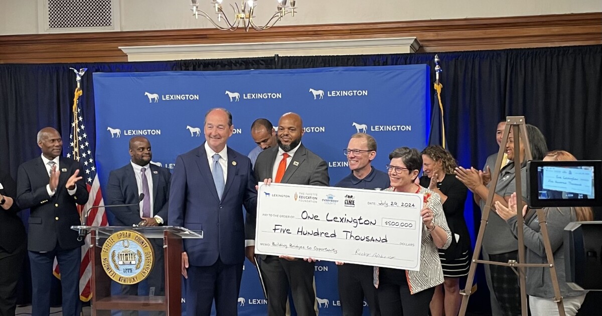 Lexington students and families to benefit from a half million dollars ...