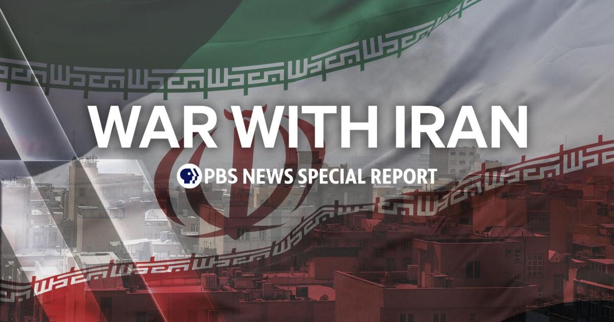 War with Iran | PBS News Special Report