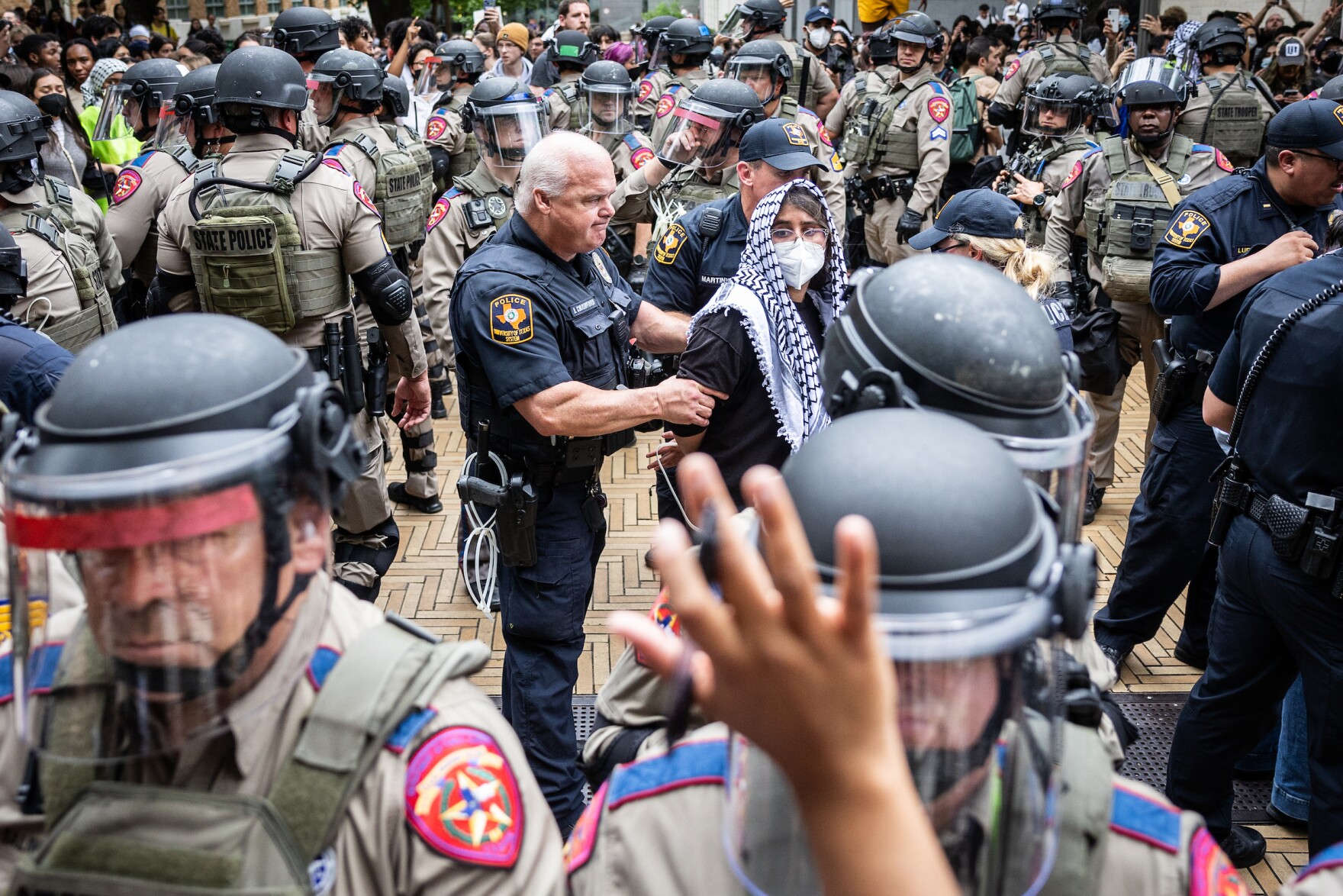 Police arrest multiple protesters during pro-Palestinian demonstration ...