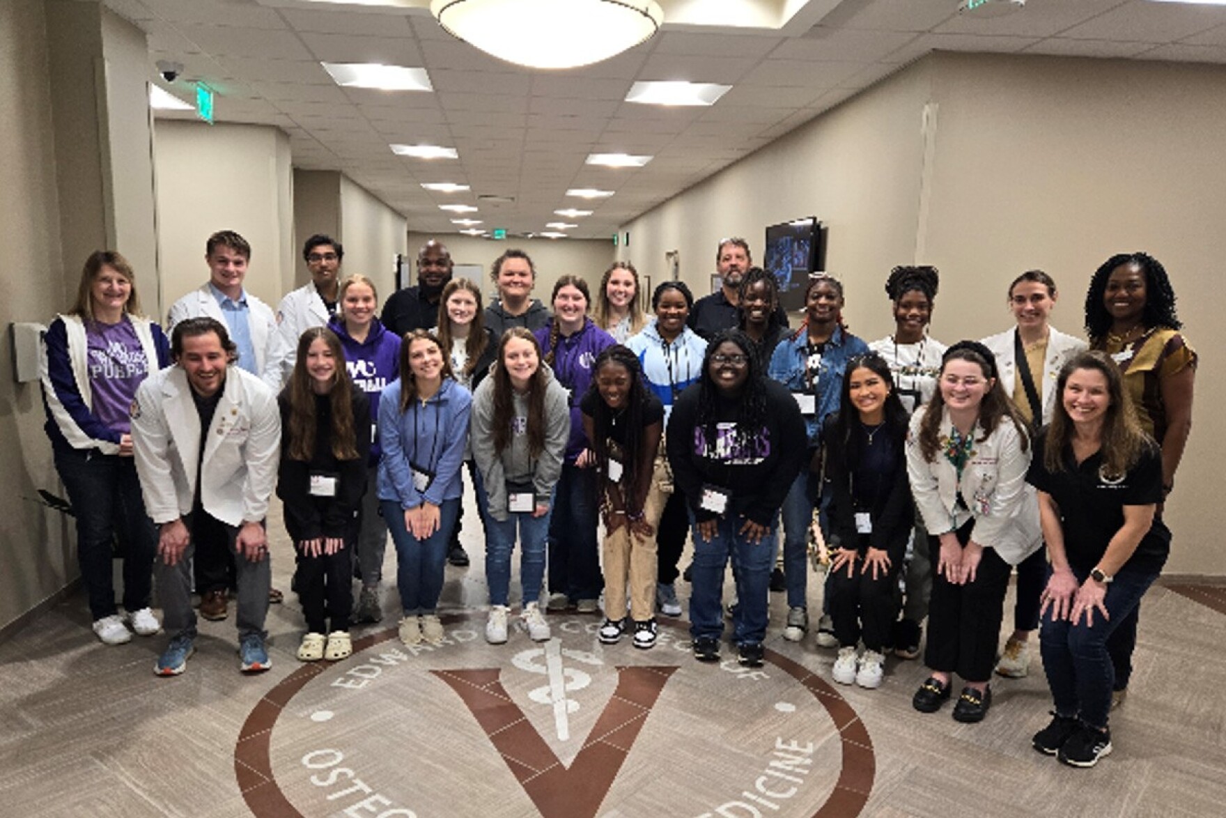 Local high school students attend VCOM mini medical school through ULM TRIO program