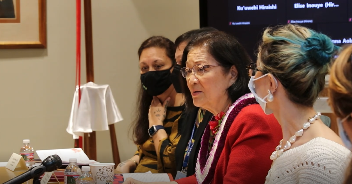 Sen. Hirono sits down with Native Hawaiian survivors of gender-based violence | Hawai'i Public Radio