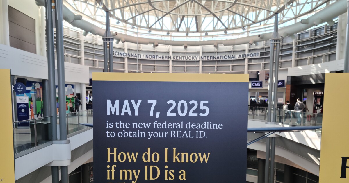 The deadline to have a Real ID for flying is 6 months away | WVXU