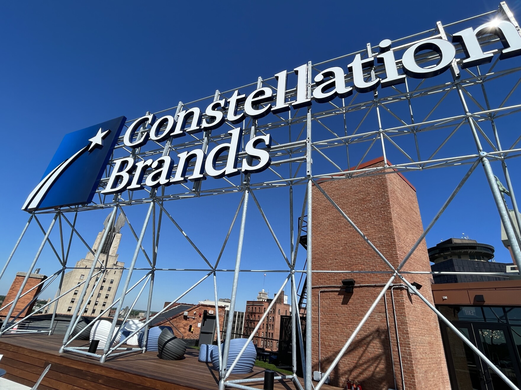 Go inside Constellation Brands' new downtown HQ, and learn what surprise awaits with its marquee ...