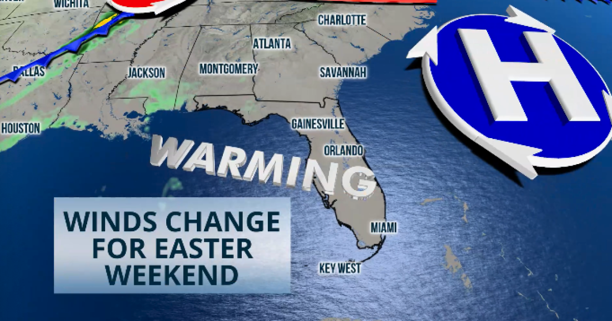 Florida's Easter Weekend: warming, fire weather, rip & marine hazards for many | WUSF
