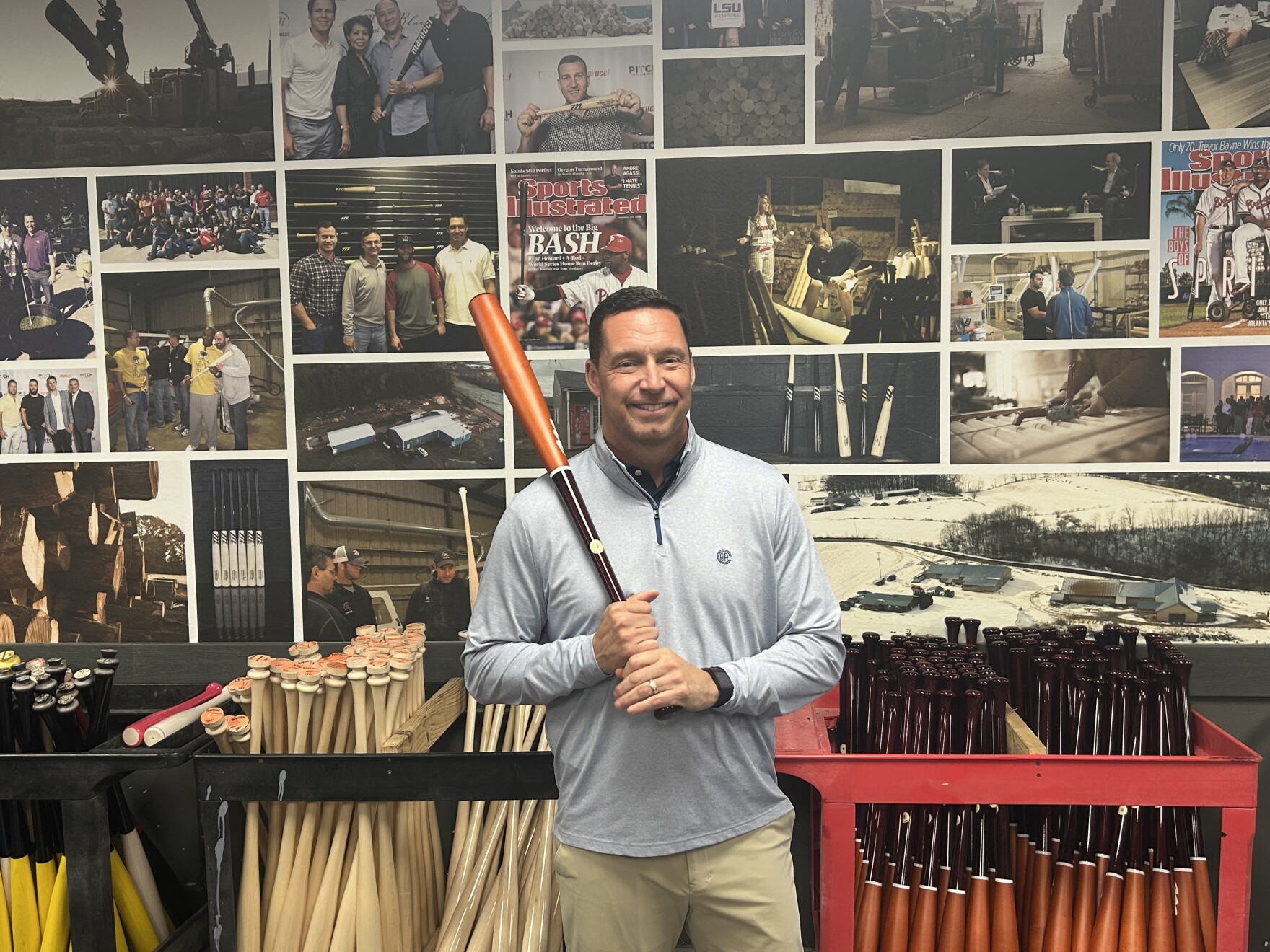 What’s the deal with baseball’s torpedo bats? We visited a top ...