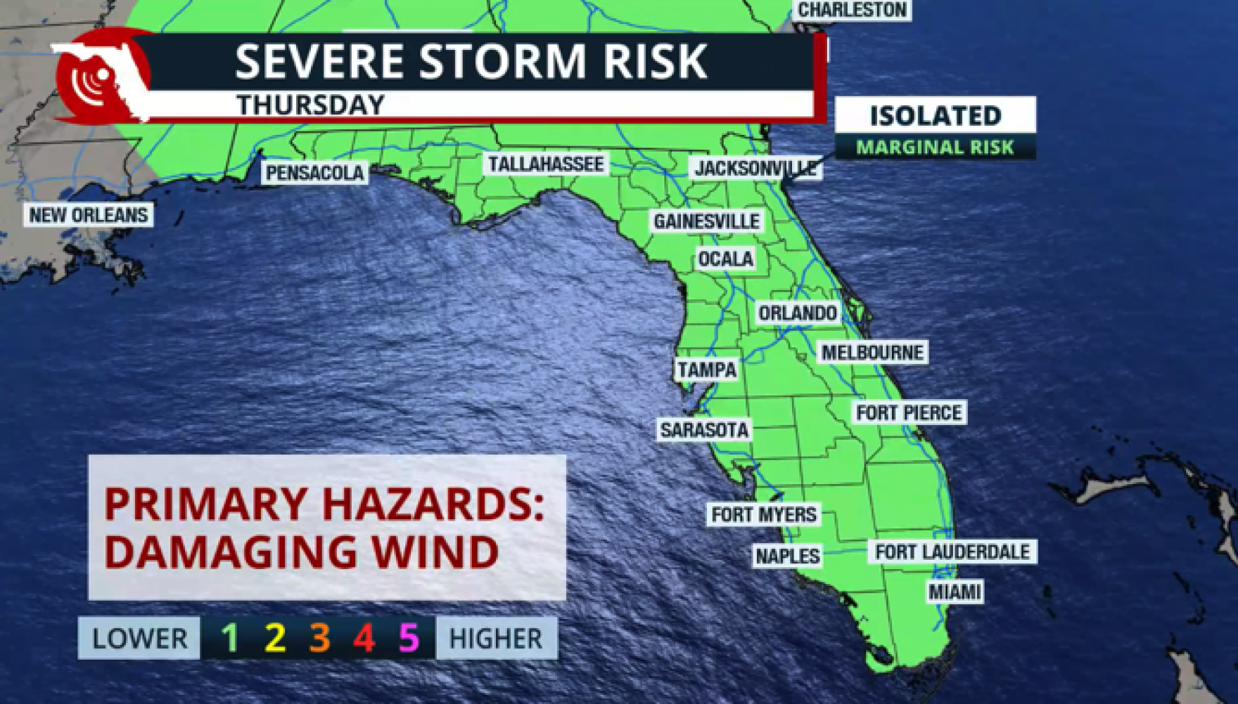 Severe storms for the Panhandle and North Florida; Saharan dust on the way? | WUSF