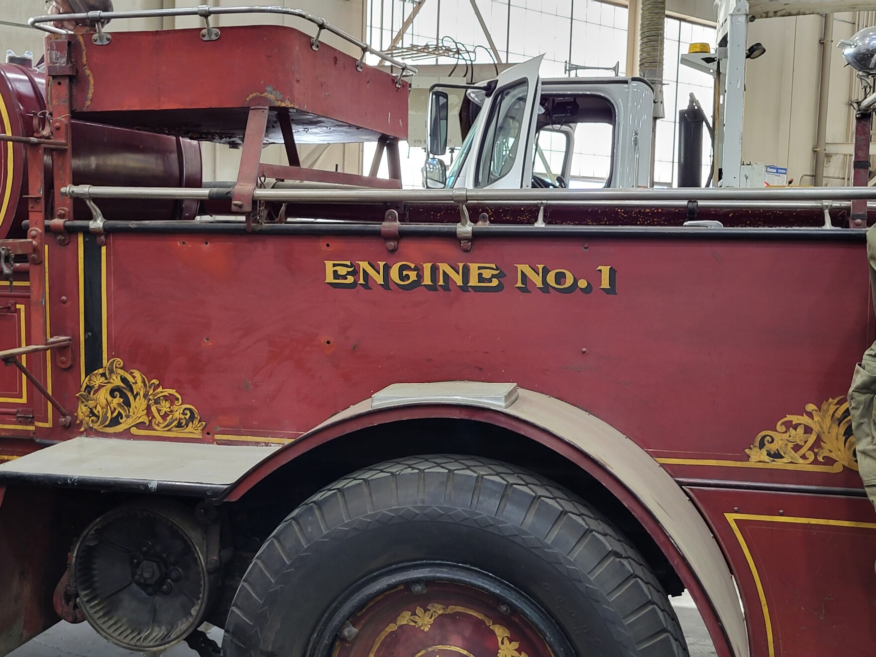 A piece of history -- a 100 year old fire engine used in Bismarck is ...