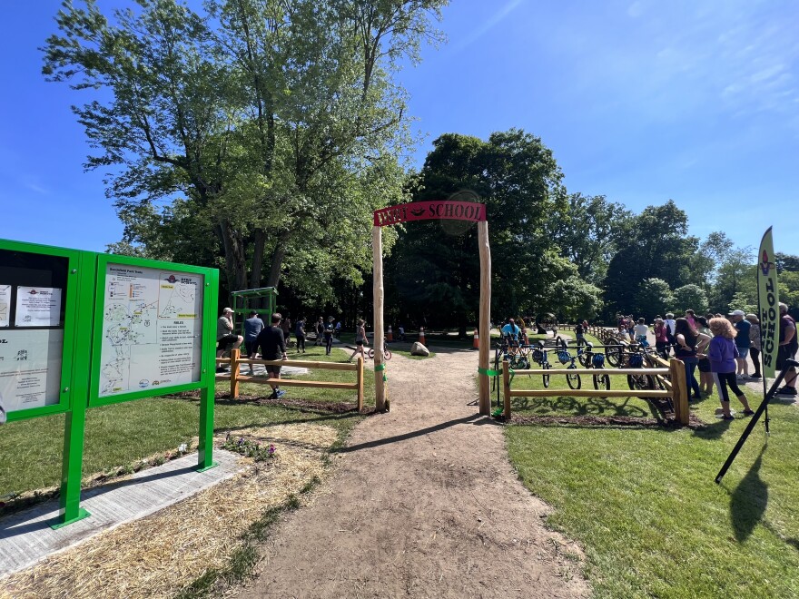 Ingham County Parks unveils bicycle playground for kids of all ages ...