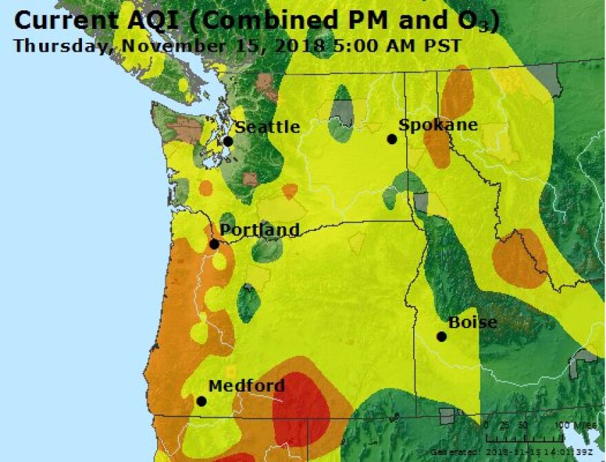 Air Quality Diminishes in Willamette Valley, Southern Oregon ...