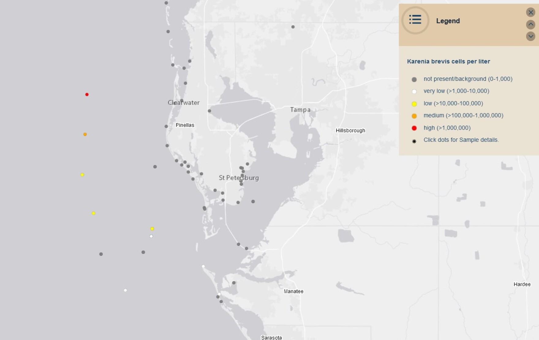 Red tide is confirmed off the Pinellas Gulf coast | WUSF