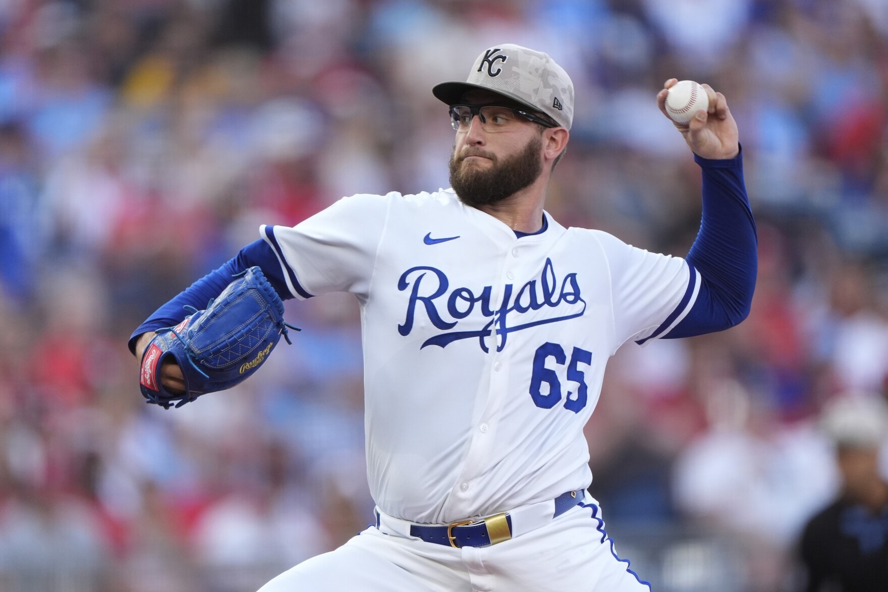 Royals rookie starting pitcher Noah Cameron is making history for his hometown team | KCUR ...