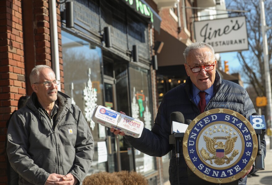 Schumer calls for more funding to curtail bird flu, surge in egg prices ...