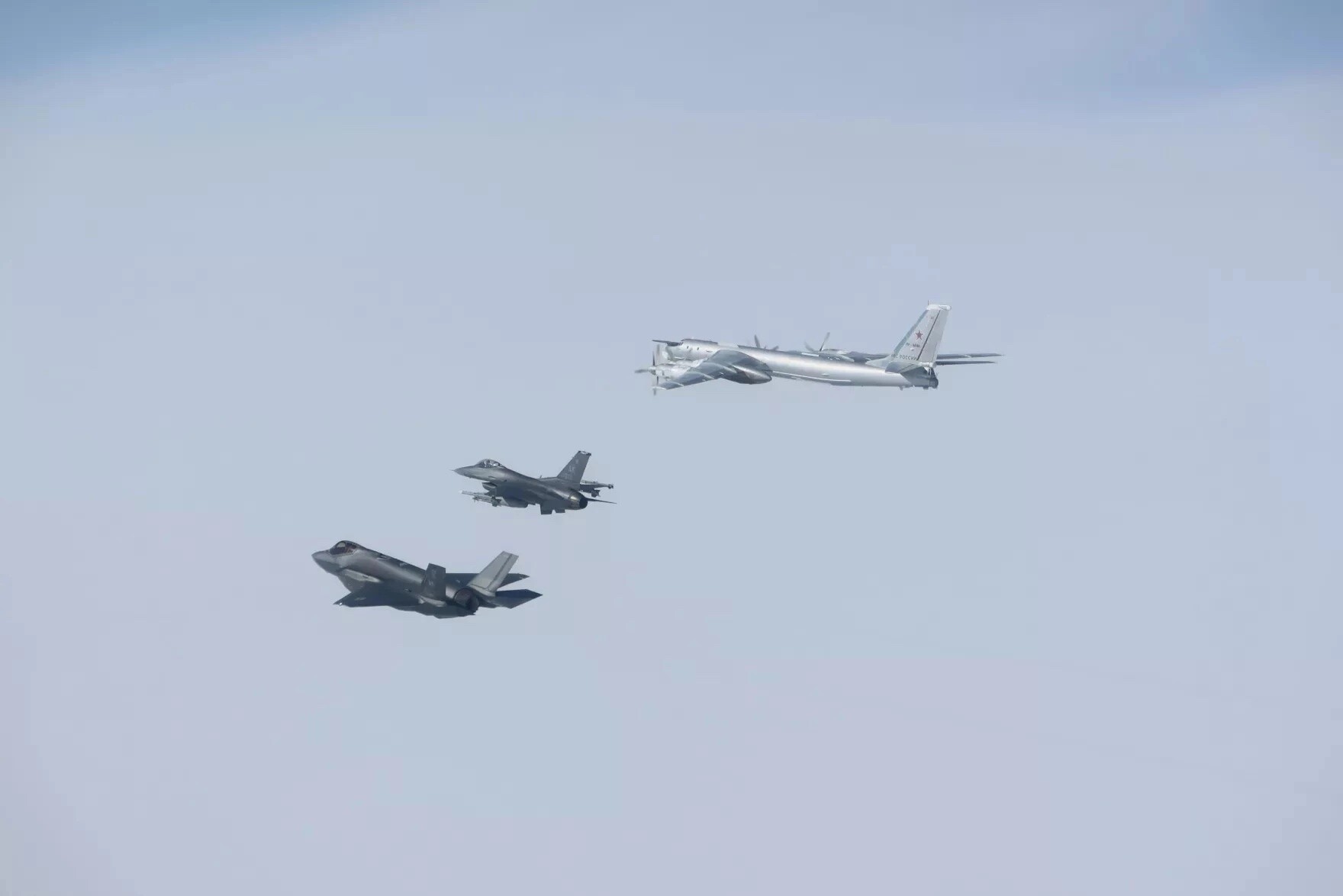 NORAD intercepts 6 Russian military jets near the Western Aleutians