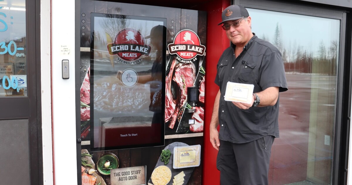 Soldotna butcher's meat vending machine earns its chops