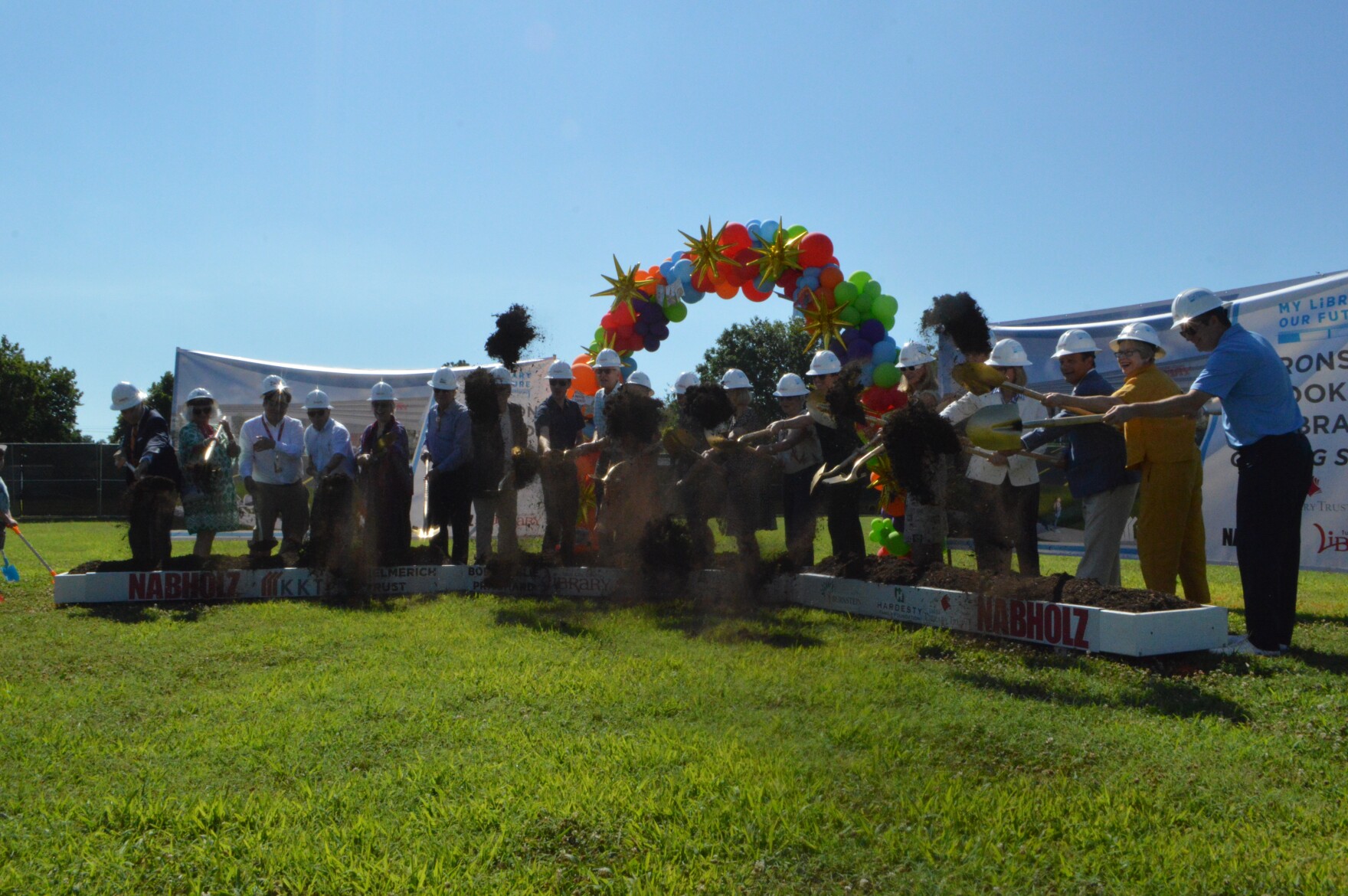 A new library in Brookside breaks ground