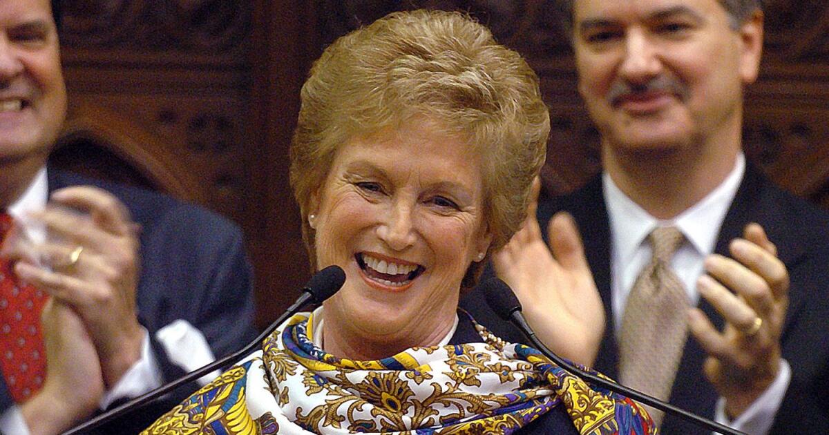 Jodi Rell, who became Connecticut governor after running mate resigned ...