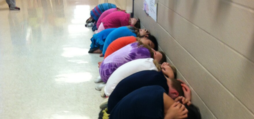 tornado drill position