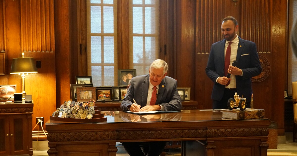 Parson signs 9 bills including ban on celebratory gunfire | STLPR