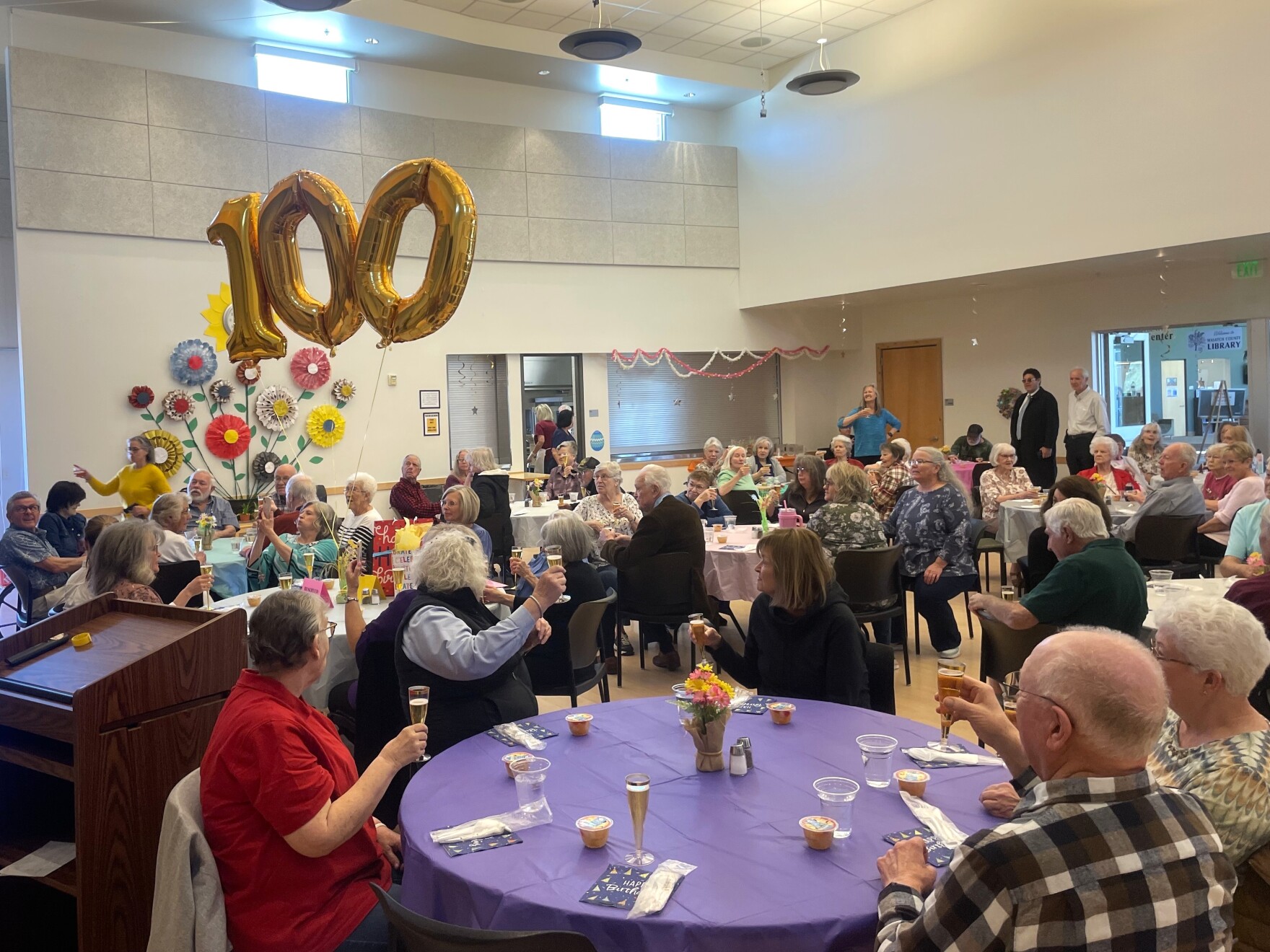 Wasatch County’s Merrill Hall celebrates 100th birthday