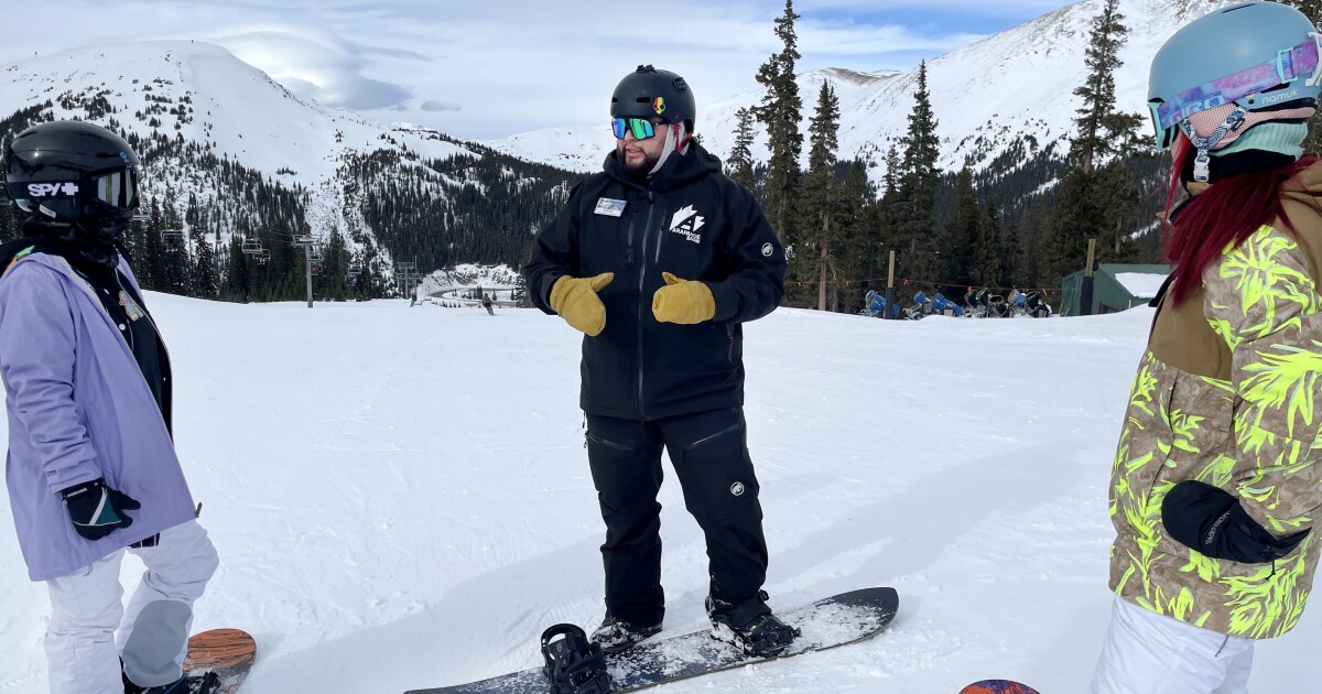 Latino snowboard instructor is diversifying the slopes through a ...